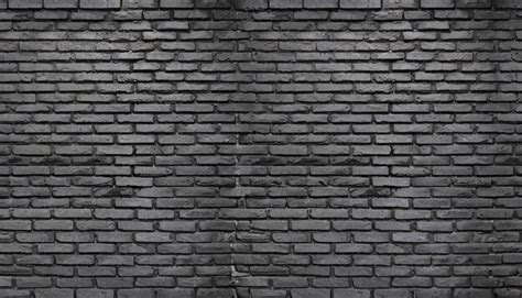 Premium Photo Black Bricks Texture Bricks Background