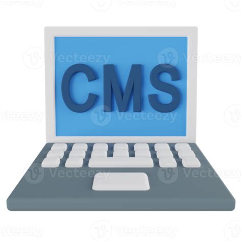 cms system 3d illustration 11617961 png