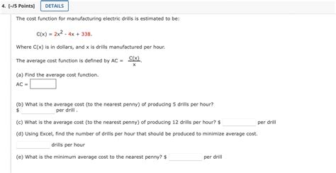Solved A Construct A Table That Gives The Revenue