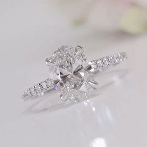 15 Carat Oval Diamond Engagement Ring Lab Grown Diamond Engagement