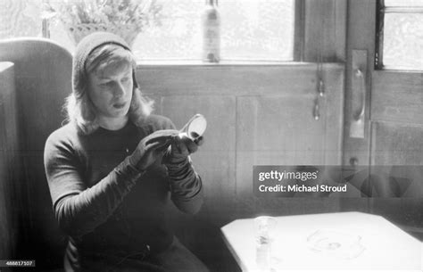 Roberta Cowell Applying Make Up 1958 Cowell A Former Racing Driver