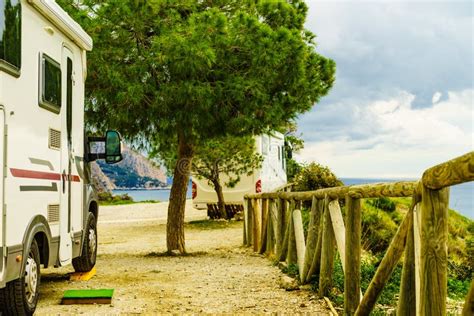 Camper Leveling Block In Use Stock Photo Image Of Block Stabilizer