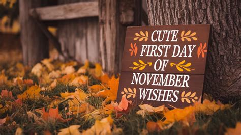 300 First Day Of November Quotes And Messages Inspirational Msgs
