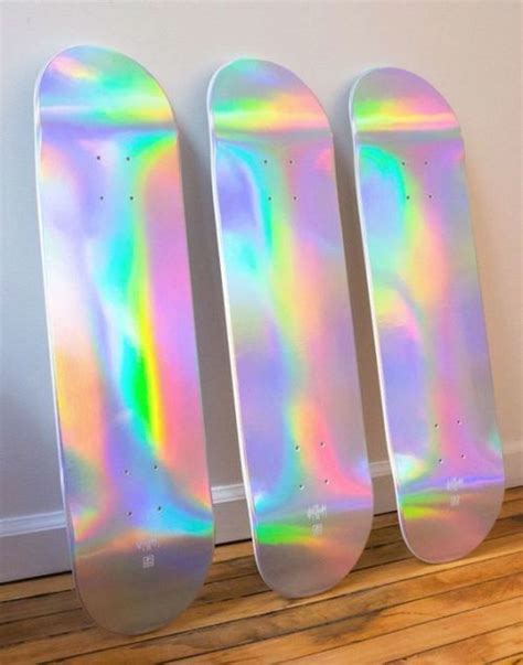 holocreep | Holographic, Skateboard design, Cool skateboards