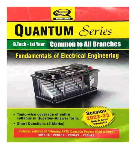 Quantum Series Fundamentals Of Electrical Engineering 2023