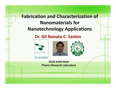 Microsoft Power Point Dlsu Solid State Physics Laboratory List Of Researchers Faciltites Eqpt
