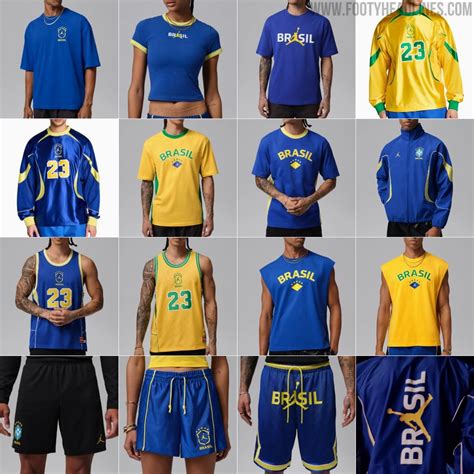 Jordan Brazil 2026 World Cup Streetwear Collection Released Footy
