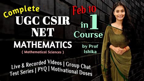 Best Online Course For Csir Net Mathematics June And Dec 2024 By Prof
