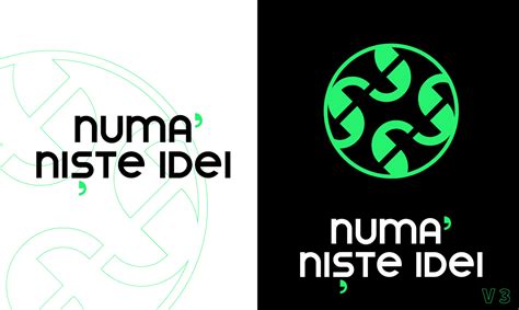 Numa Niște Idei Logo Process Behance