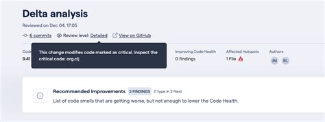 manage hotspots and technical debt with goals — codescene 6 6 14