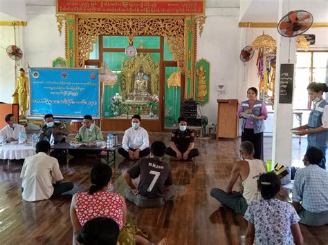 နတ်တလင်းမြို့နယ်တွင် မိုးကြိုးထိမှန်သေဆုံးသူနှင့် လေဘေးသင့် နေအိမ်များအတွက် ထောက်ပံ့ငွေပေးအပ