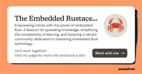The Embedded Rustacean Passionfroot