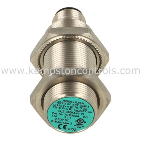 Pepperl Fuchs Nj5 18gm N V1 Pf Inductive Namur Sensor Kempston