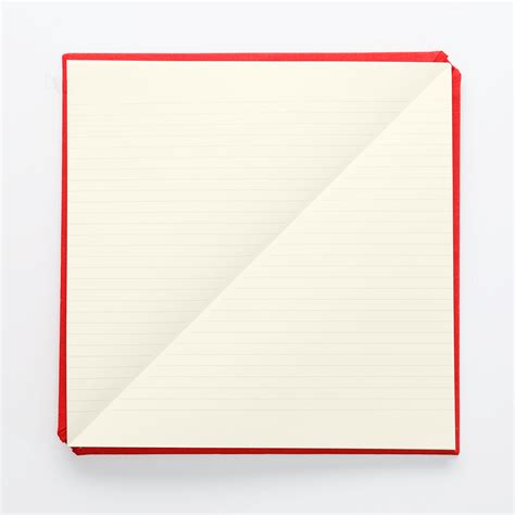 Triangle Notebook Red