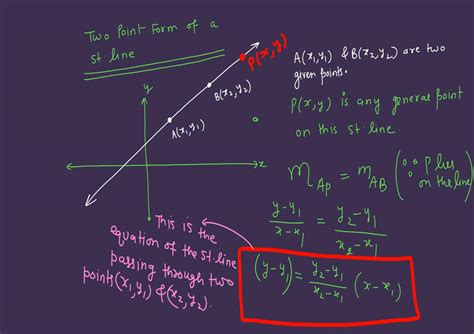Solution Straight Line 02 Different Equations Of Straight Lines Class 11 Jee Pace Series