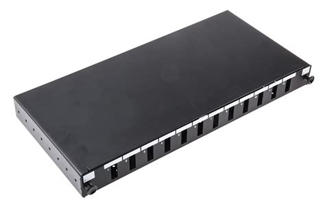 RS PRO Single Mode Fibre Optic Patch Panel With Ports Populated U RS Components Indonesia