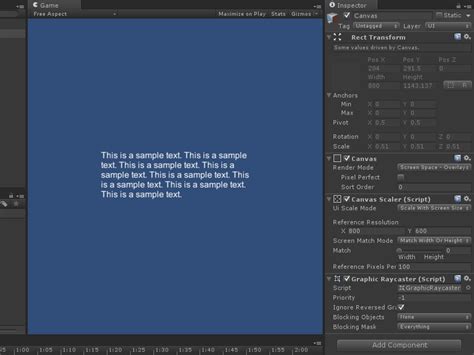 Inconsistent Text Scaling When Changing Screen Aspect Ratio Unity Engine Unity Discussions