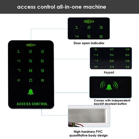 Rfid Access Control Keypad Digital Panel 1356mhz Grandado