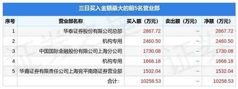 10月13日海量数据（603138）龙虎榜数据：游资炒股养家、虹桥路徐晓上榜机构信息公司