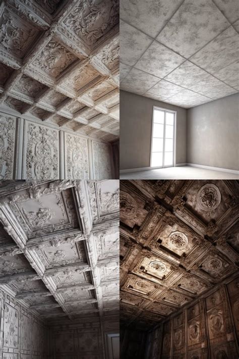 Detailed Ceiling Texture Map Mid Journey View Prompt Neoprompt