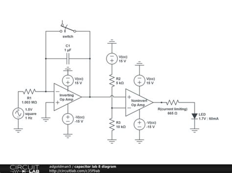 Capacitor Lab Diagram CircuitLab