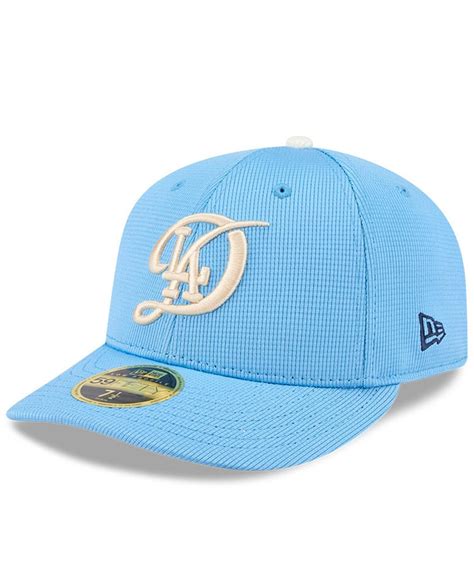 New Era Mens Light Blue Los Angeles Dodgers City Connect Batting