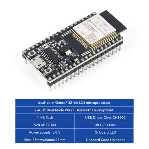Sunfounder Esp32 Ultimate Starter Kit With Battery And Esp32 Wroom 32e Board Rohs Compliant