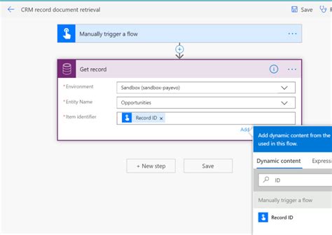 access files stored in dynamics 365 records via powerautomate