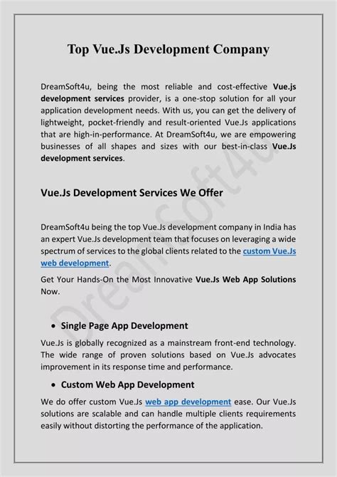 ppt vue js development solutions powerpoint presentation free