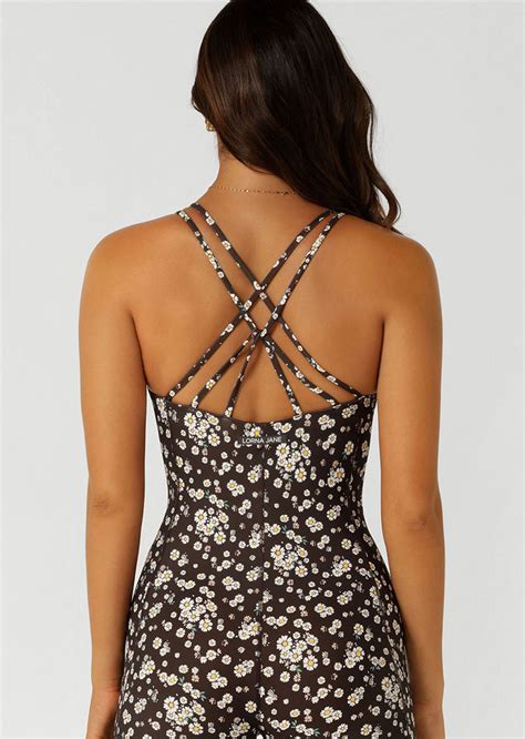 Ditsy Daisy Bodysuit Lorna Jane Australia
