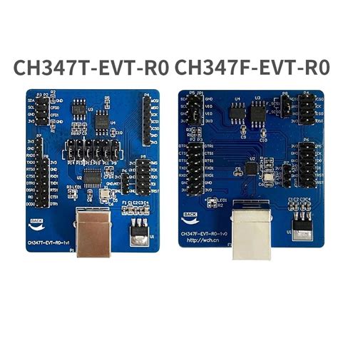ch347 development board 480mbps hi speed usb bus extended uart spi iic jtag interface ch347f evt