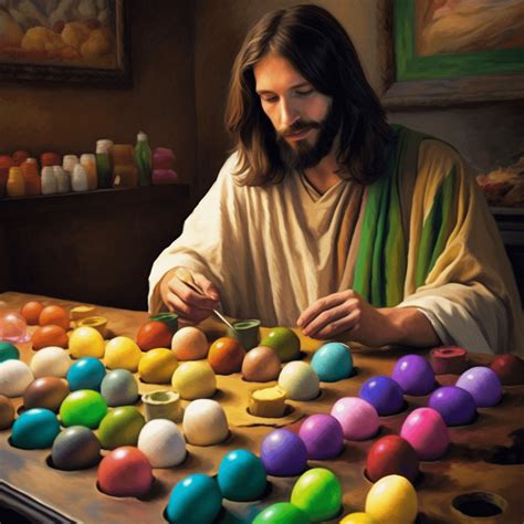 Jesus Preparing For Easter Rmidjourney
