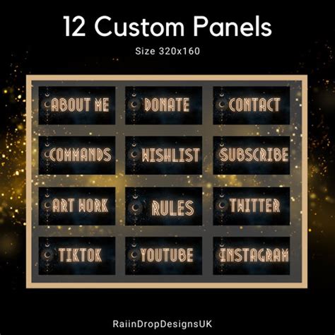 Set Of Custom Panels Etsy