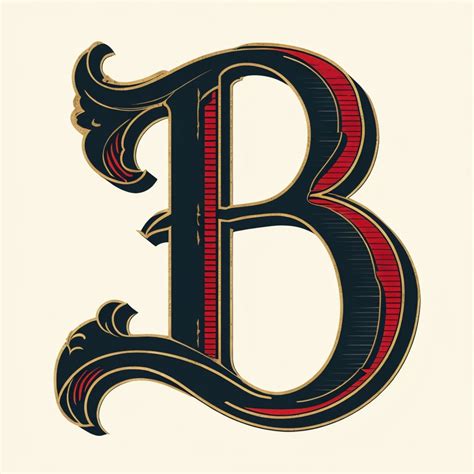 Elegant Navy Blue And Gold Monogram Letter B Design Sticker Playground