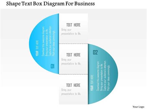 1214 Shape Text Box Diagram For Business Powerpoint Template PowerPoint Slide Images PPT