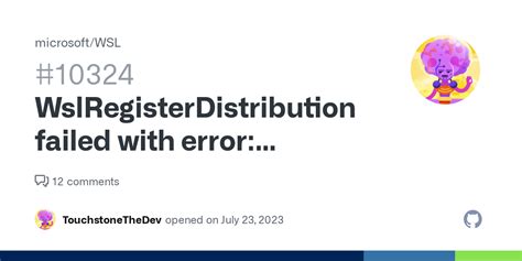 Wslregisterdistribution Failed With Error 0x80071772 Error 0x80071772 The Specified File Is