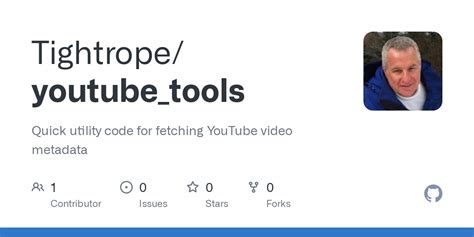Github Tightrope Youtube Tools Quick Utility Code For Fetching Youtube Video Metadata
