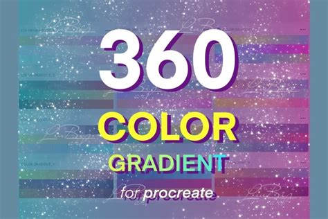 360 Procreate Gradient Color Palette