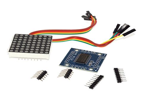 Max7219 Dot Matrix Module Arduino Sensor Module For Microcontroller Diy Kit