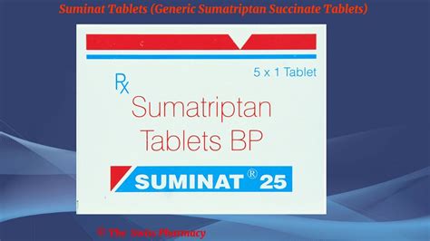 Ppt Suminat Tablets Generic Sumatriptan Succinate Tablets Powerpoint Presentation Id 12173210