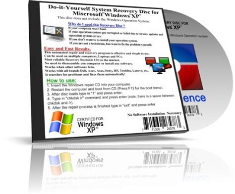 Us Price Recovery Boot Disc For Windows Xp System 32 Bit Cd Disk