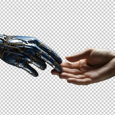 Premium Psd Humanmachine Interaction With Ai Png Psd