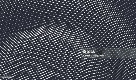 많은 흰색 삼각형이 검은색 배경에 흩어져 있습니다 다이내믹한 효과가 있는 물결 모양 패턴 표지 디자인 템플릿입니다 착시 현상이 있는 벡터 그림입니다 다양에 대한 스톡 벡터