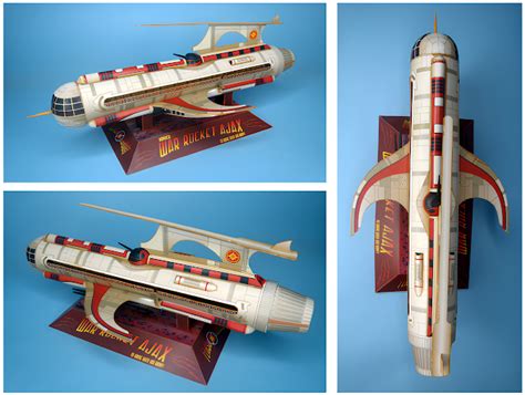🚀 Build Your Own War Rocket Ajax The Ultimate Flash Gordon Papercraft Awaits Paper Holes