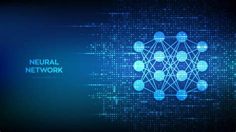 Neural Network Icon Made With Binary Code Ai Artificial Intelligence