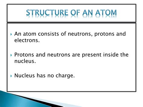 Structure Of An Atom PPTX