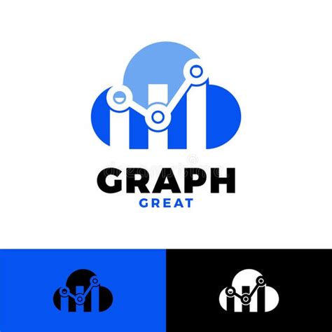 Cloud Graph Icon Logo Design Template Stock Illustration Illustration Of Technology Design