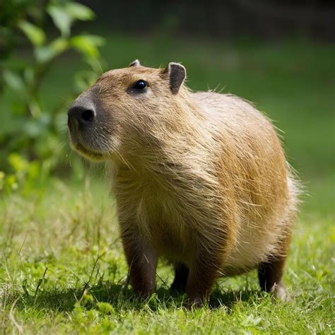 Adorable Capybara Premium Ai Generated Image