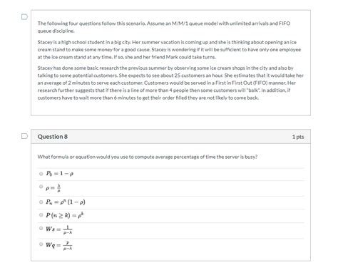 Solved The Following Four Questions Follow This Scenario