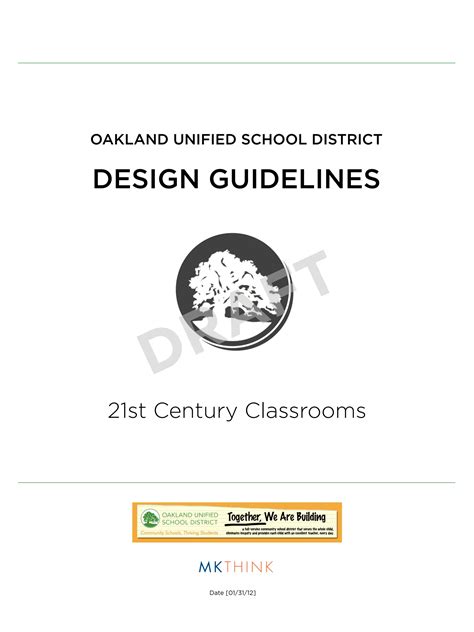 Ousd Design Guidelines Classrooms02 01 13 Pdf